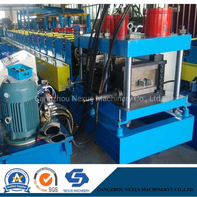 Automatic C 60-300 Purlin Roll Forming Machine Steel Channel Making Equipment