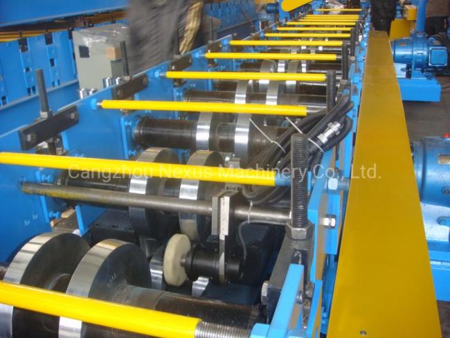 Adjustable Metal Z Purlins Roll Forming Machine with Hydraulic Cutting System