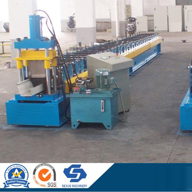 Aluminum Rain Water Gutter Making Machine/Galvanized Gutter Roll Forming Machinery