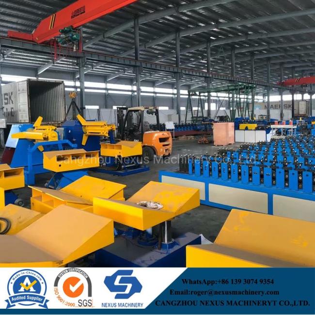 5 Tons Hydraulic Decoiler with Heading Support/Metal Coils Distributor