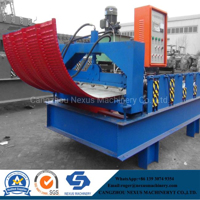 Crimping Curving Arch Roof Sheet Roll Forming Machine From China