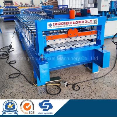 China Shutter Door Roll Forming Machine Metal Roof Sheet Making Machinery for sale
