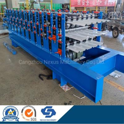 China Three Layer Roof Tile Sheet Roll Forming Machine Triple Deck Roofing Tiles Making Machinery for sale