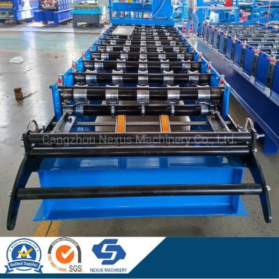 China 760 Single Deck Roll Forming Machine Color Roof Roll Forming Machine for sale