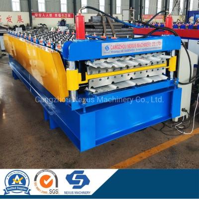 China Roof Sheet Roll Forming Machine Roof Profile Sheet Roll Forming Machine Roof Use Double Layer Corrugated Sheet Machine for sale