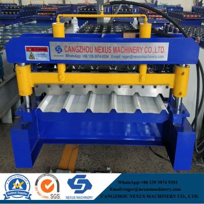 China 1015 Trimdek Versatile Trapezoidal Roof and Wall Cladding Roll Forming Machine for sale