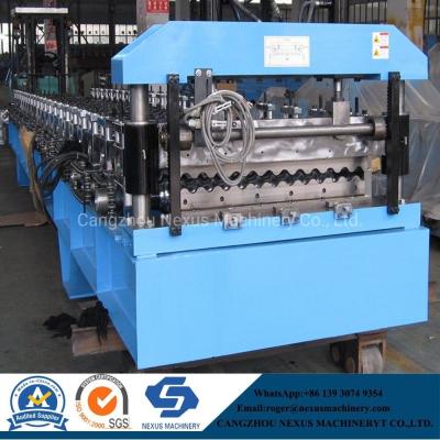 China Corrugated Roof Sheet Roll Forming Machine Iron Corrugating Sheeting Machines for Cameroon for sale