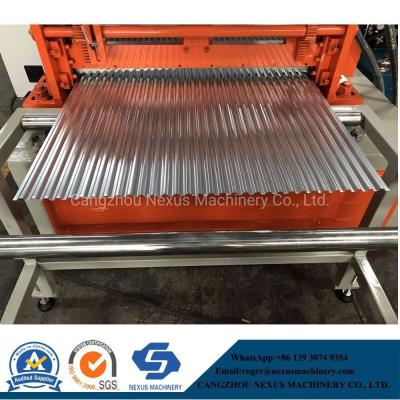 China Corrugated Roof Sheet Roll Forming Machine Iron Corrugating Sheeting Machines for Cameroon for sale
