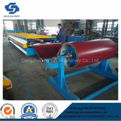 China Box Profile Sheet Roll Forming Machine Steel Roof Cladding Wall Panel Making Machinery for sale