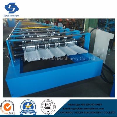 China Box Profile Sheet Roll Forming Machine Steel Roof Cladding Wall Panel Making Machinery for sale