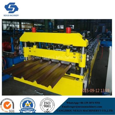 China Box Profile Sheet Roll Forming Machine Steel Roof Cladding Wall Panel Making Machinery for sale