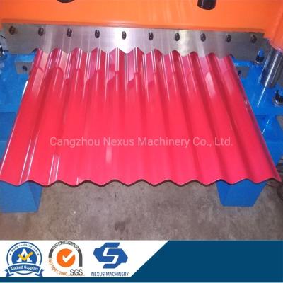 China Resincot Corrugated Roof Sheets Roll Forming Machine Mini Corrugation Making Machine for sale