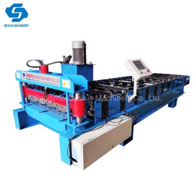 China Nexus Box Profile Trapezoid Roof Sheet Machine Corrugated Sheeting Making Machinery for sale