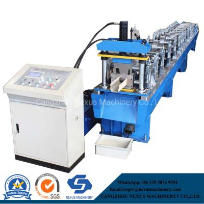 China Nexus Rain Gutter Roll Forming Machine Ogee Gutters Making Machinery for sale
