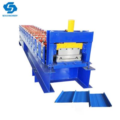 China Self Lock Roof Panel Roll Forming Machine for Ghana Market for sale