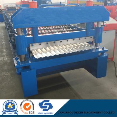 China Prepainted Galvanized Steel Roof Sheet Roll Formed Machines with Decoiler for sale