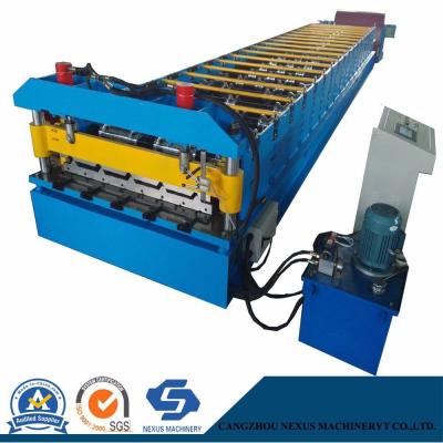 China Nexus Yx1025 Metal Roof Roll Forming Machine with Hydraulic Decoiler for sale