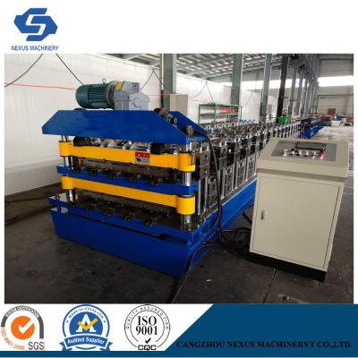 China Double Layer Cold Roll Forming Machine Pass Ce and ISO Automatic Control for sale