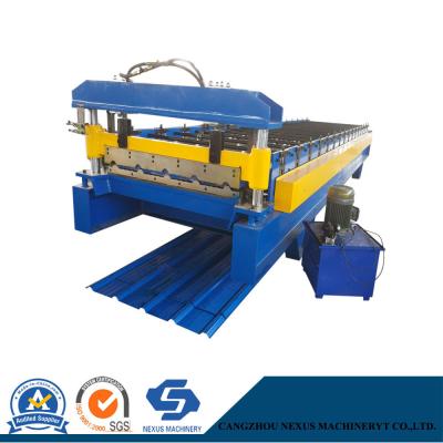 China Prepainted Galvanized Steel Building Machine for Making Color Steel Roof Sheet Metal Glazed Roofing Tile for sale