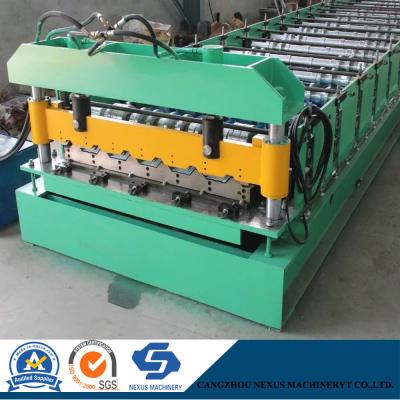 China Yx1000 Colored Roofing Sheet Glazed Tile Roll Forming Making Machine for sale