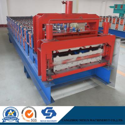 China Double Layer Roofing Tile Sheet Roll Forming Machine with Cheap Price for sale