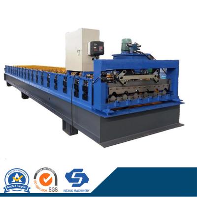 China G550 MPa Plate Run 850 Roofing Sheet Roll Forming Machine with Wuxi Quality for sale