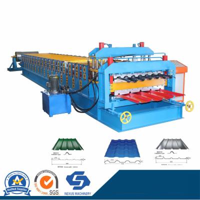China Steel Tech Roofing Double Layer Cold Roll Forming Machine Used in Machinery for sale
