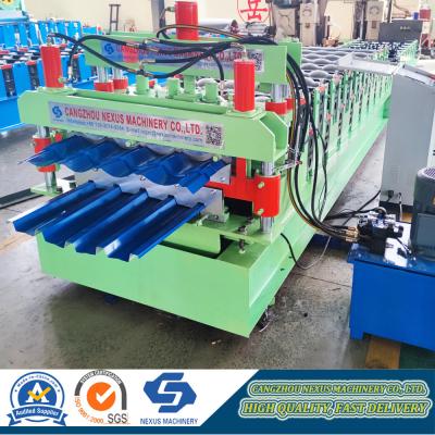 China Double Layer Roll Forming Machine IBR/Q-Tile Sheet in Africa Market for sale