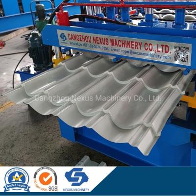China Zimbabwe Q-Tile Sheet Versatile Making Machinery Widespan Roof Step Tile Sheeting Roll Forming Machine for sale