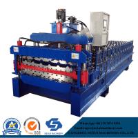 China Metal Step Tile Q Tile Glazed Tile Roofing Sheets Roll Forming Machine for sale