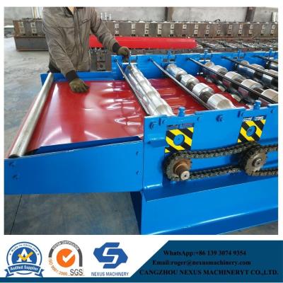 China Glazed Tile Roll Forming Metal Roofing Tiles Making Machine for Building Material Machinery for sale