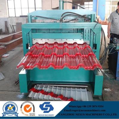 China Nexus Roman/Orientile /Versatile /Zeetile Metal Sheets Roll Forming Machine for sale