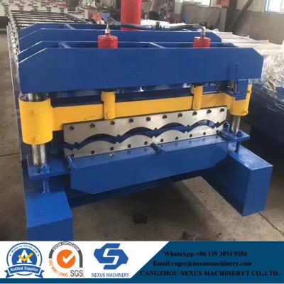China Versatile Sheet Roll Forming Machine Orientile Zentile Elegantile Roof Making Machine for Kenya for sale