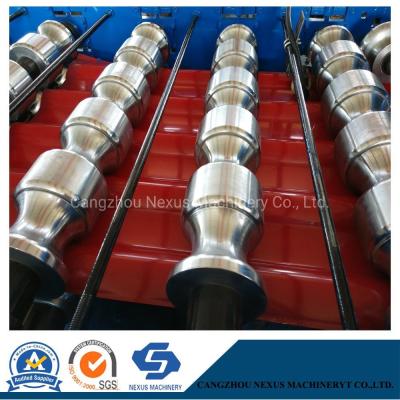 China Metal Roof Tile Panel Cold Roll Forming Machine with High Speed for sale