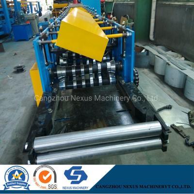 China Classic Colored Glaze Steel Metal Roof Ridge Cap Tile Roll Forming Machine for sale