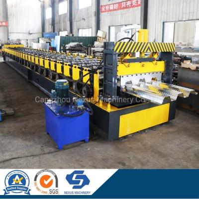 China Composite Metal Floor Deck Roll Forming Machine Steel Decking Sheet Making Machinery for sale