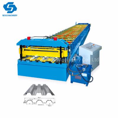 China Wide Web Deck Sheet Roll Forming Machine Floor Decking Sheets Roll Forming Machine 10% off for sale