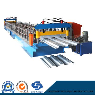 China Building Material Making Machinery for Metal Floor Deck Sheet Roll Forming Machine for sale