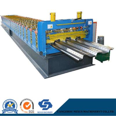 China Metal Steel Floor Decking Panel Roll Forming Machine for sale
