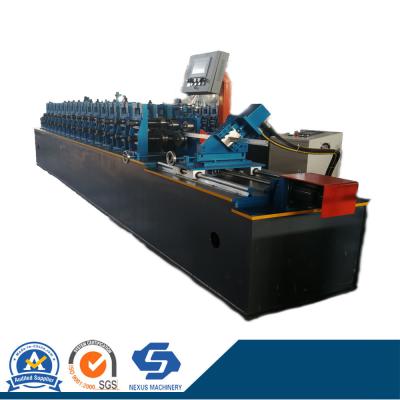 China Automatic Metal Stud Track Steel Gauge Frame Making Machine Galvanized Vineyard Posts Grape Stake Roll Forming Machine for sale
