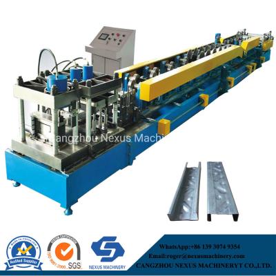 China C Steel Shape Purline Rollforming Machine with Holes for sale