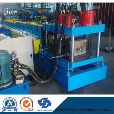 China C/U/Z Steel Purlin Channel Adjustable Width Roll Forming Machine with Post-Cutting System for sale