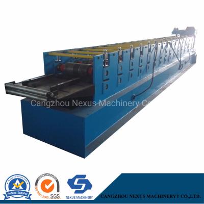 China Adjustable Metal Z Purlins Roll Forming Machine with Hydraulic Cutting System for sale