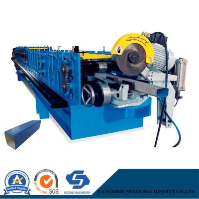 China Square Downspout Making Machine Downpipe Rain Gutter Roll Forming Machine for sale
