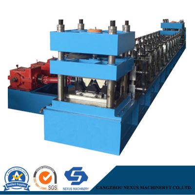 China Construction Building Material Delta PLC and Inverter PLC Metal Highway Guardrail Fence Sheet Roll Forming Machine for sale