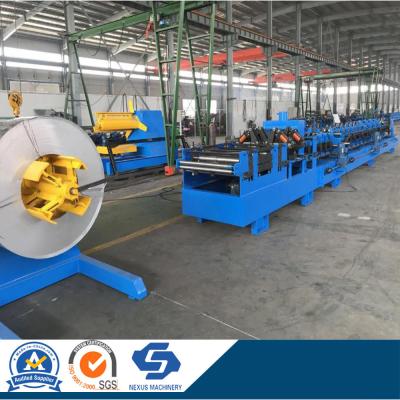 China Galvanized Steel C Z U Channel Purlin Roll Forming Machine for Building Material for sale