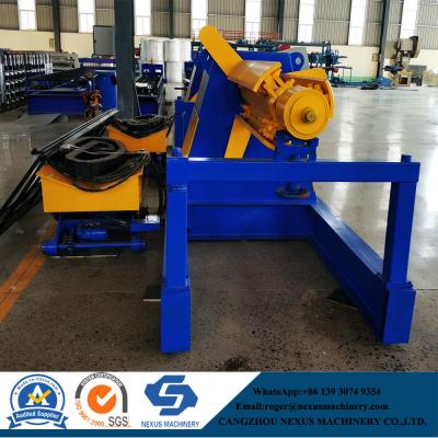 China 5t 8t 10t Hydraulic Uncoiler Decoiler with Coil Car From Nexus Machinery for sale