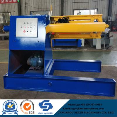 China 5t 8t 10t Hydraulic Uncoiler Decoiler with Coil Car From Nexus Machinery for sale