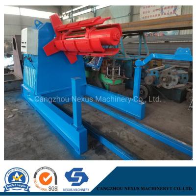 China 10t Hydraulic Decoiler/Uncoiler Machine with Front Support for Metal Coils for sale