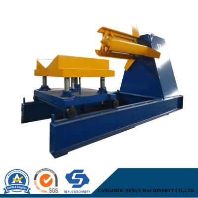China 5 Tons Automatic Hydraulic Decoiler with Coil Car for sale